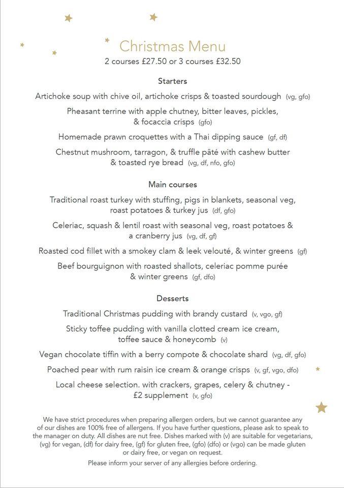 Menu at The Moorfields pub & bar, Bath
