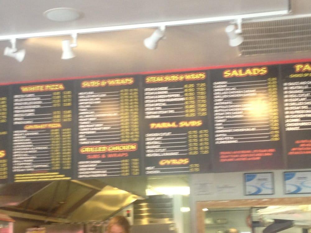 Menu at University Pizza pizzeria, Framingham