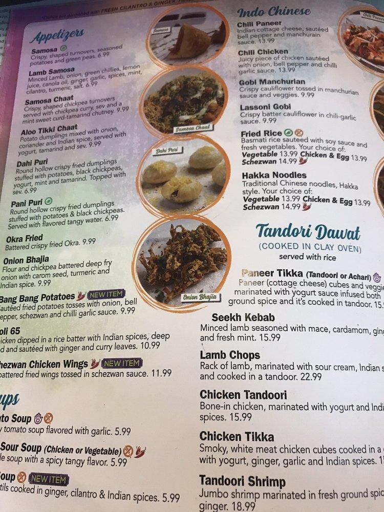 Menu at Holi Indian Cuisine (A Flavor of Joy) restaurant, Fort Walton Beach