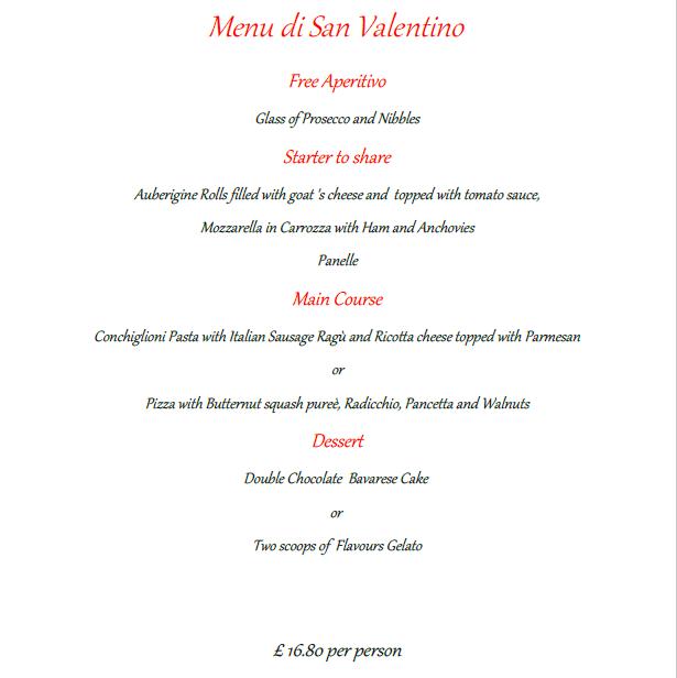 Menu at Flavours pizzeria, Evesham