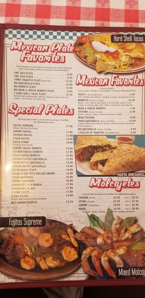 Menu at Roy's Cafe, Barstow
