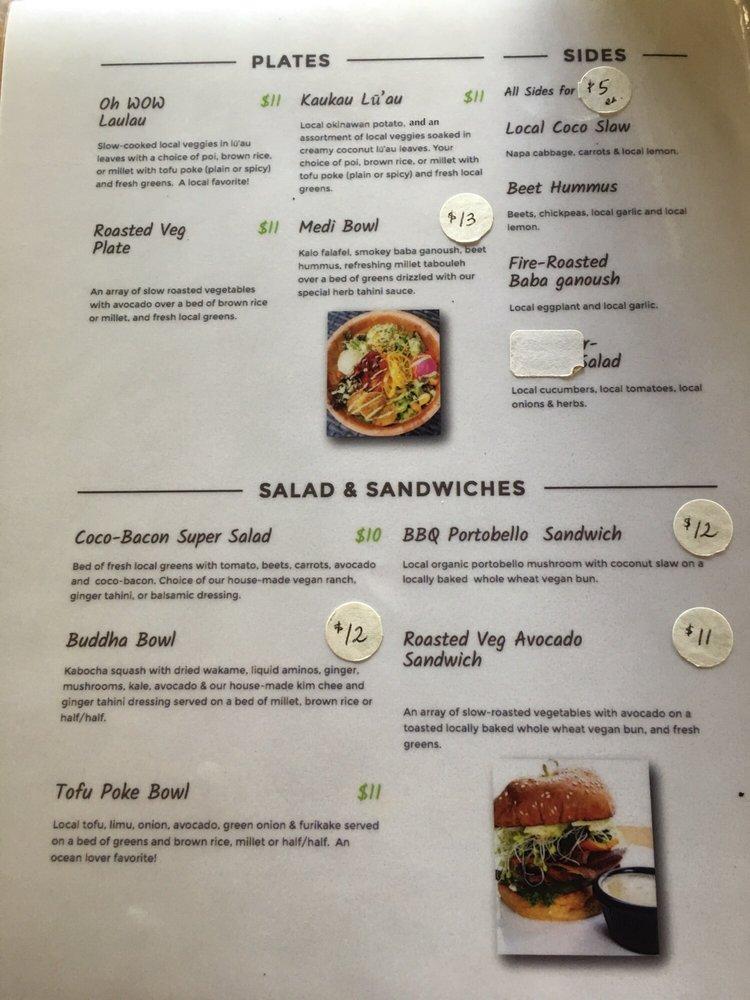 Menu at 'Ai Love Nalo cafe, Waimanalo, 41-1025 Kalanianaʻole Hwy