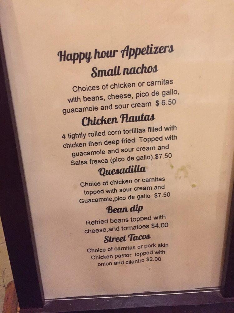 Menu at Three Sisters pub & bar, Sacramento