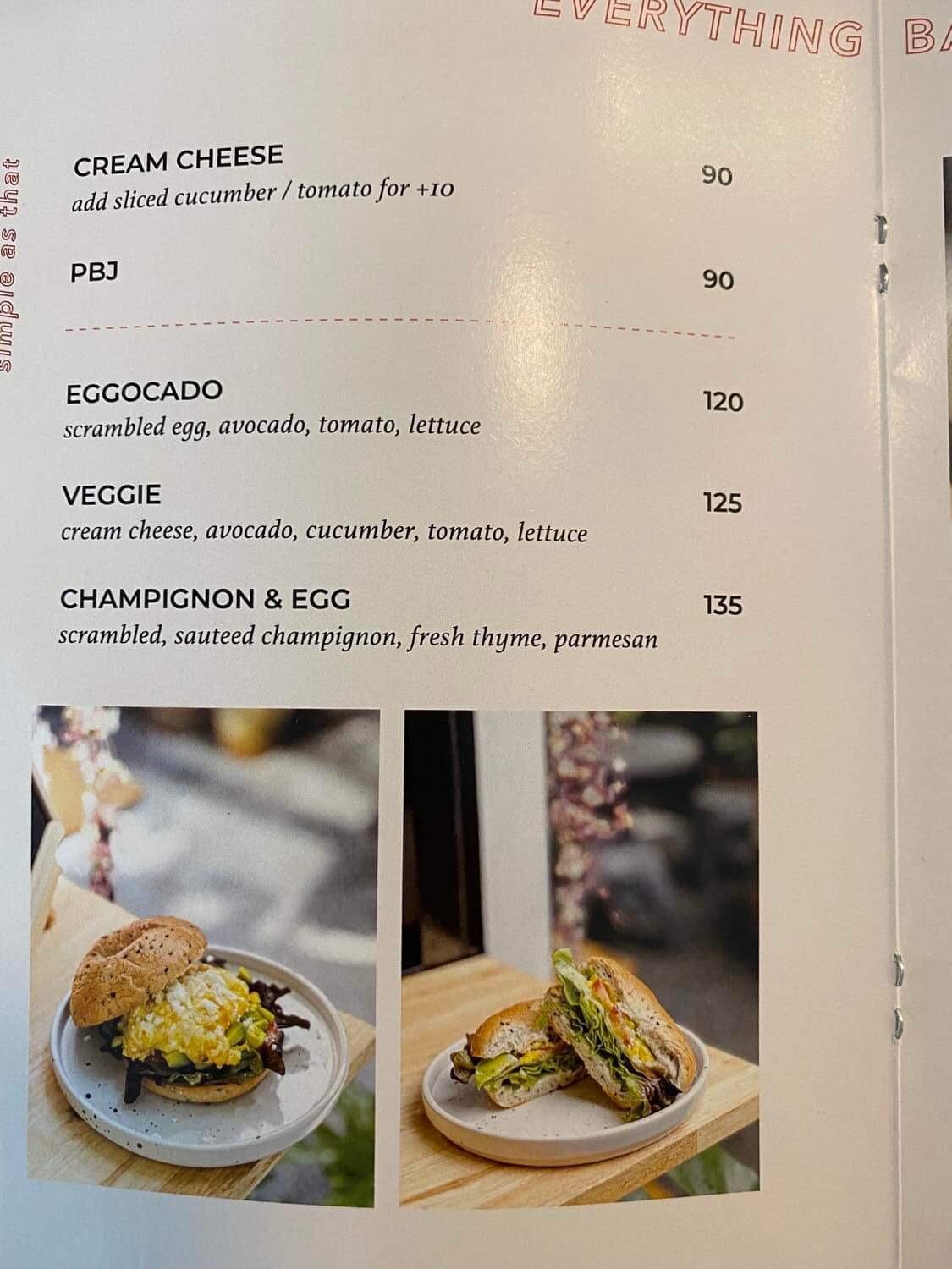 Menu at Goodneighbor Cafe, Chiang Mai