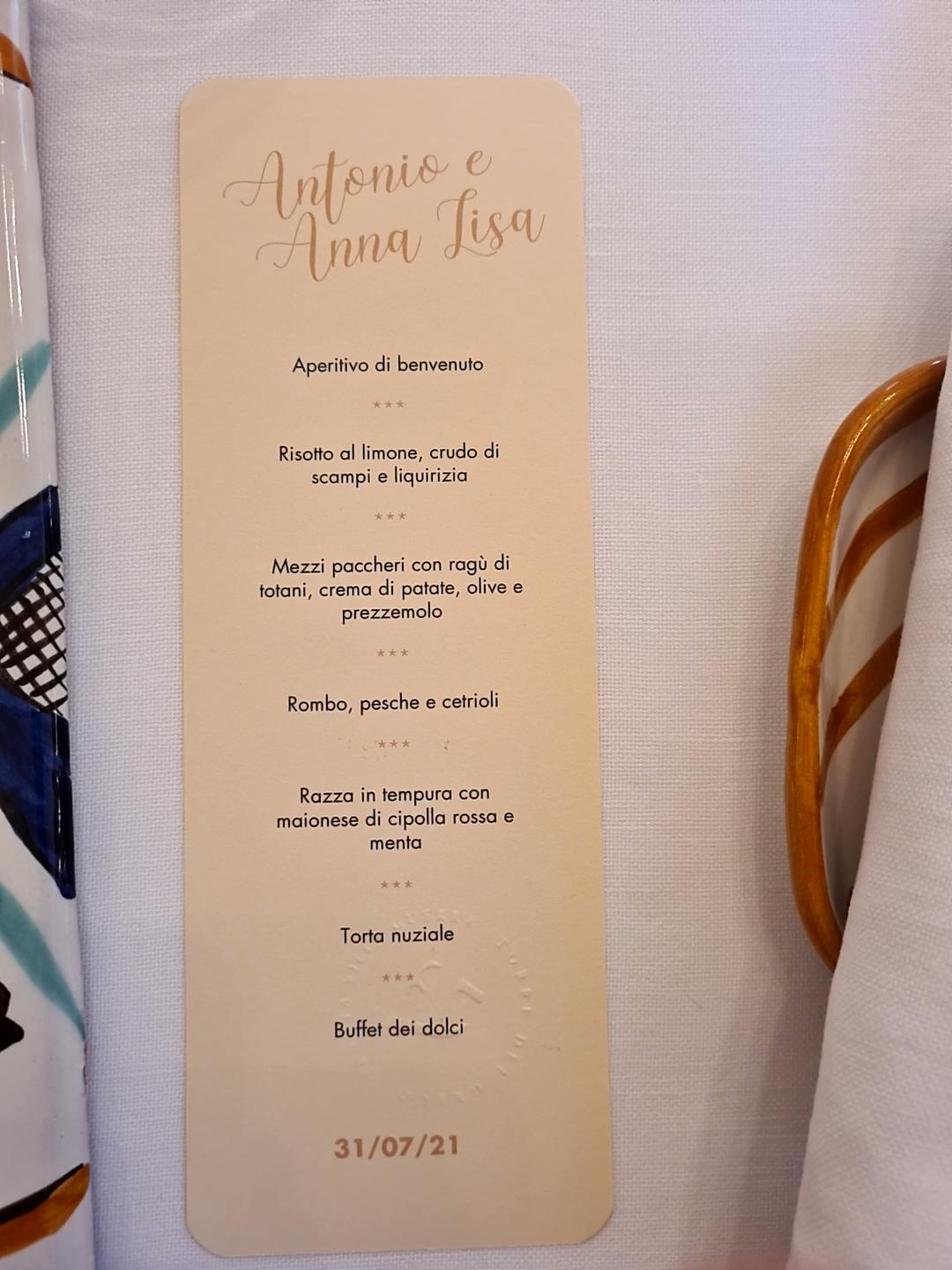 Speisekarte von Josè Restaurant - Tenuta Villa Guerra, Torre del Greco ...