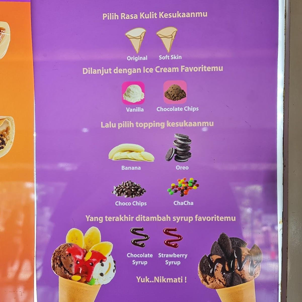 Menu at D'Crepes Citraland Mall restaurant, Semarang