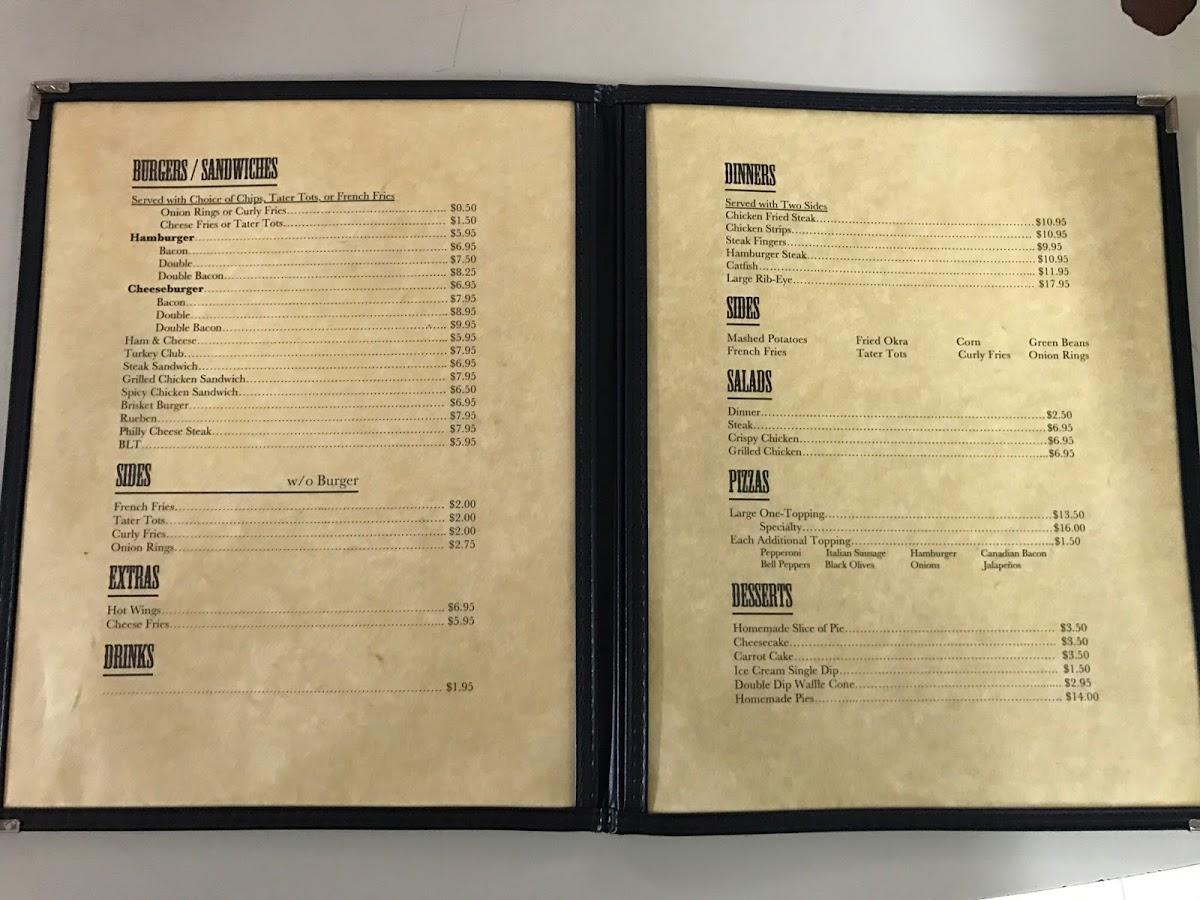 Menu at Kim's Kitchen restaurant, Wheeler, 302 S Alan L Bean Blvd