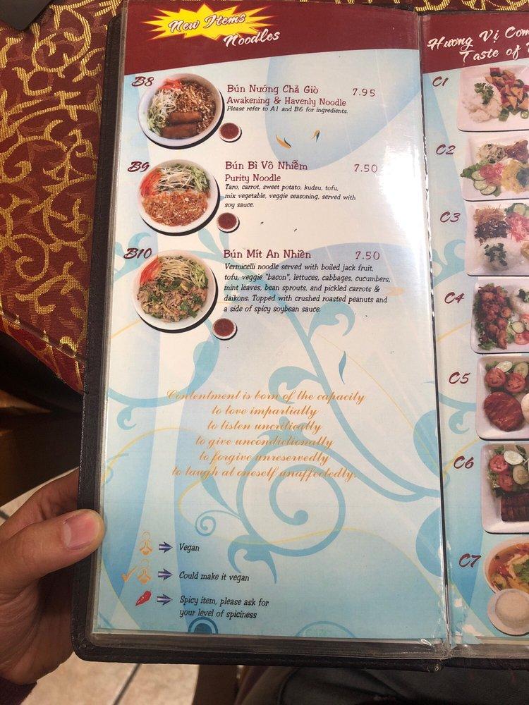 Menu at Bodhi Bowl restaurant, Sacramento