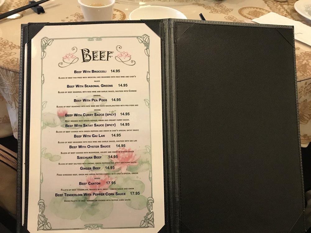 Menu at Blue Orchid Chinese Restaurant 明厨, Edmonton