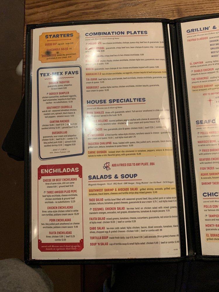 Menu at Gringo’s Mexican Kitchen {Rosenberg} restaurant, Rosenberg ...