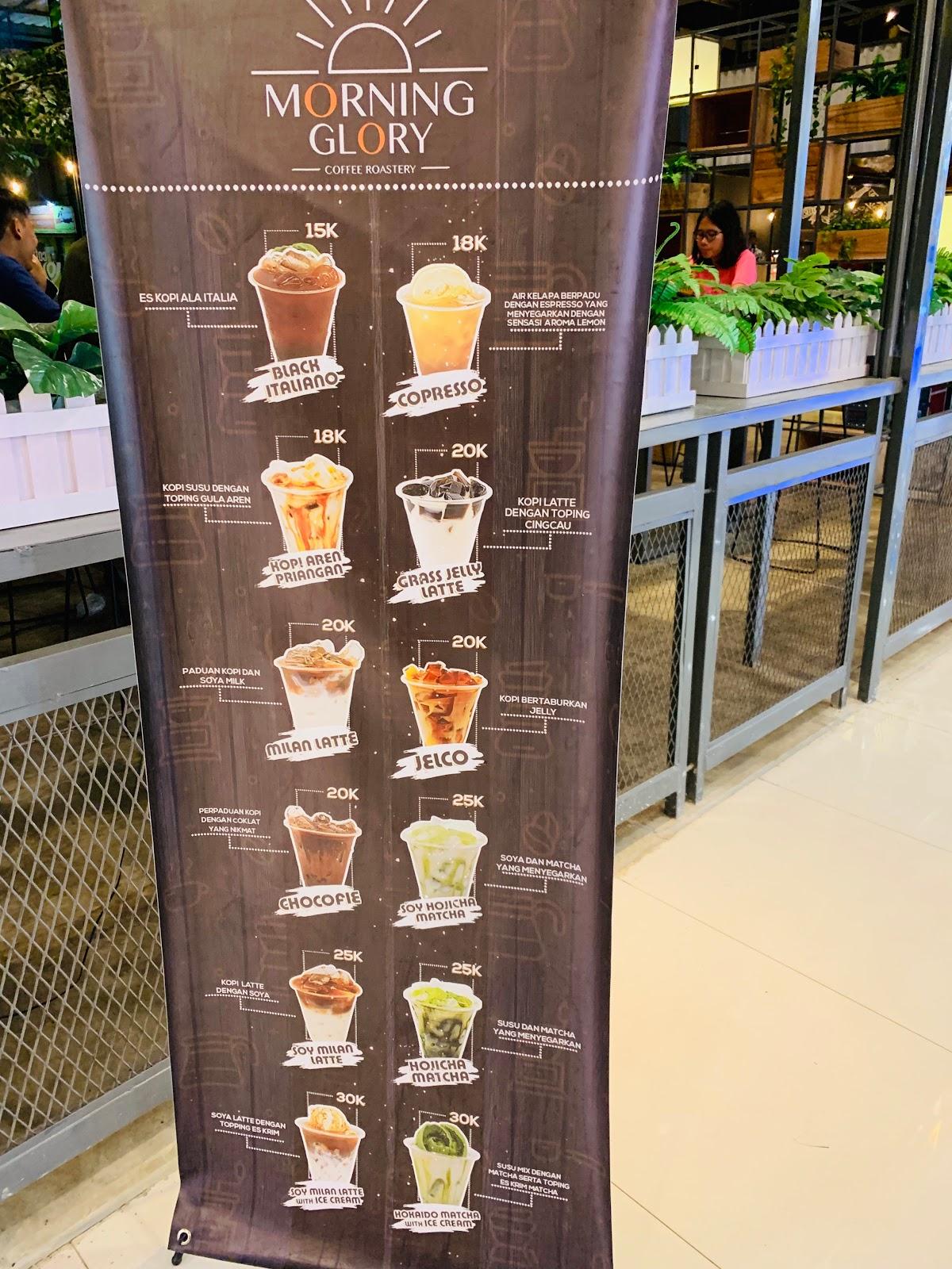 Menu at The Warung Kopi By MG cafe, Bandung