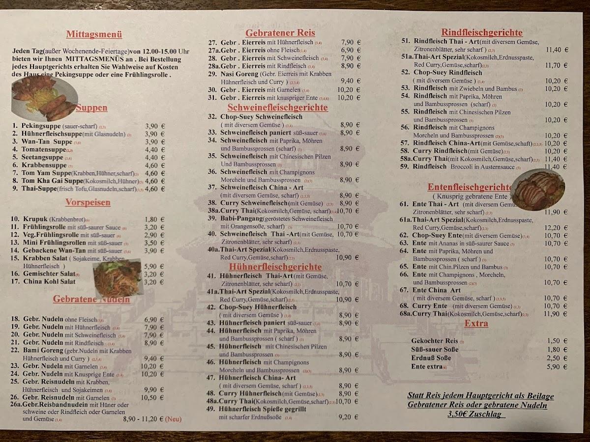 Speisekarte von China Imbiss Le-Mai restaurant, Neuss