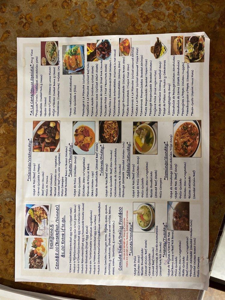 Menu at Gusto restaurant, Union City