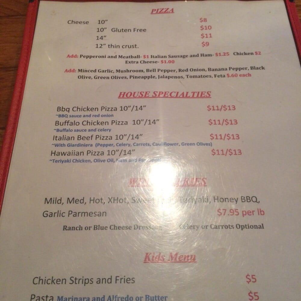 Menu at Bluegrass Bar & Grill, Hendersonville