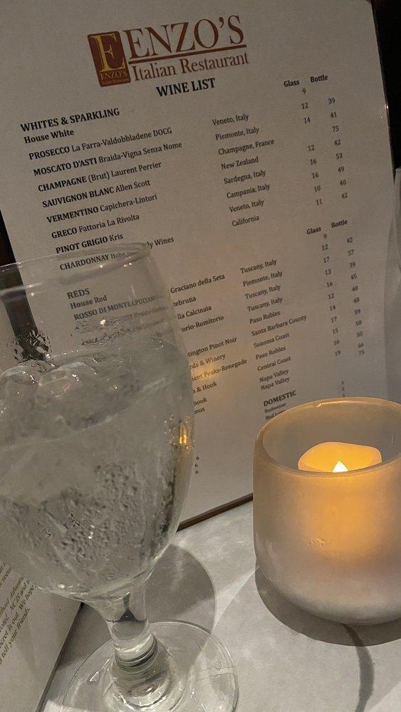 Menu at Enzo's Italian Restaurant, Santa Paula