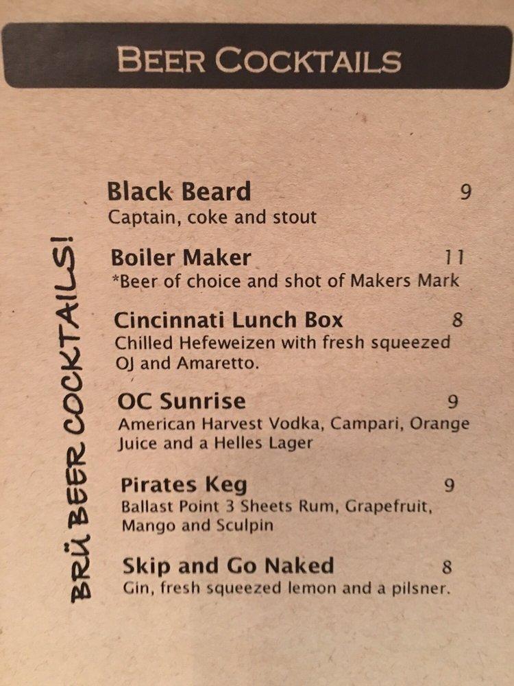 Menu at Brü Grill & Market pub & bar, Lake Forest