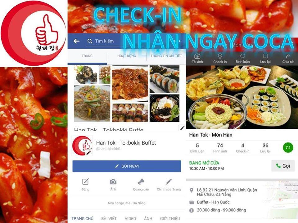 Menu at Han Tok restaurant, Da Nang, Lot B2.21 Nguyen Van Linh