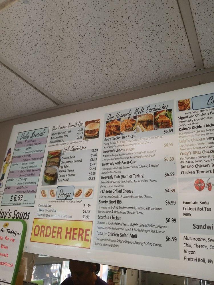 Menu at Ice Cream Heaven & BBQ Cottage, Rutherford