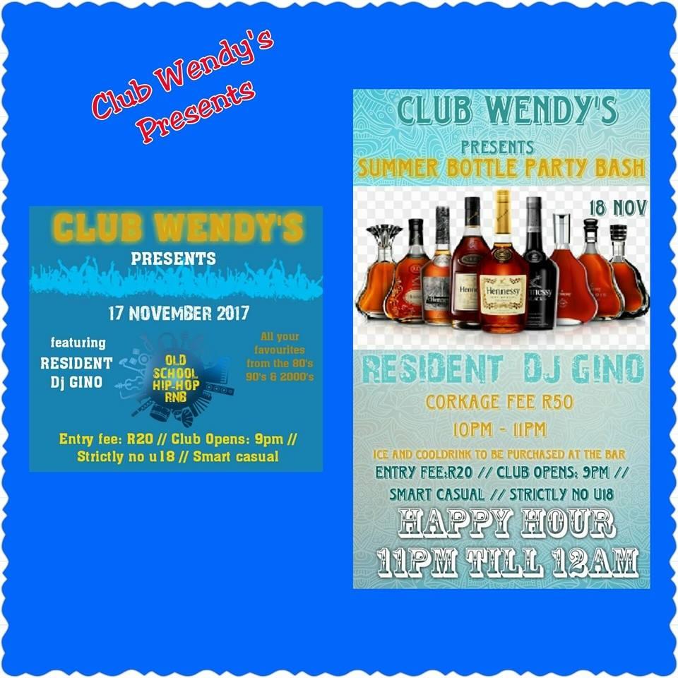 The Official Club Wendy's, Cape Town - Restaurant menu, prices and reviews
