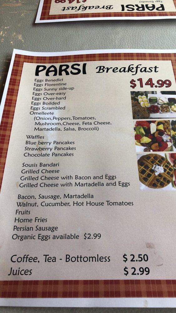 Menu at Parsi Premium Sandwiches, Burgers,Kabobs restaurant, Vaughan