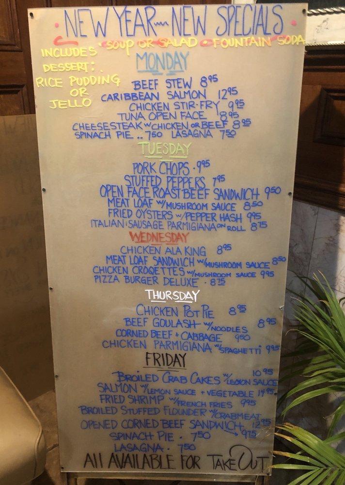Menu at Starview Diner restaurant, Somerdale