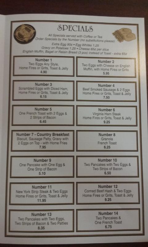 Menu at Toasted Café cafe, Margate