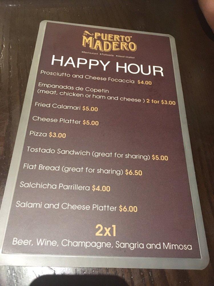 Menu at Puerto Madero Miami steakhouse, The Crossings