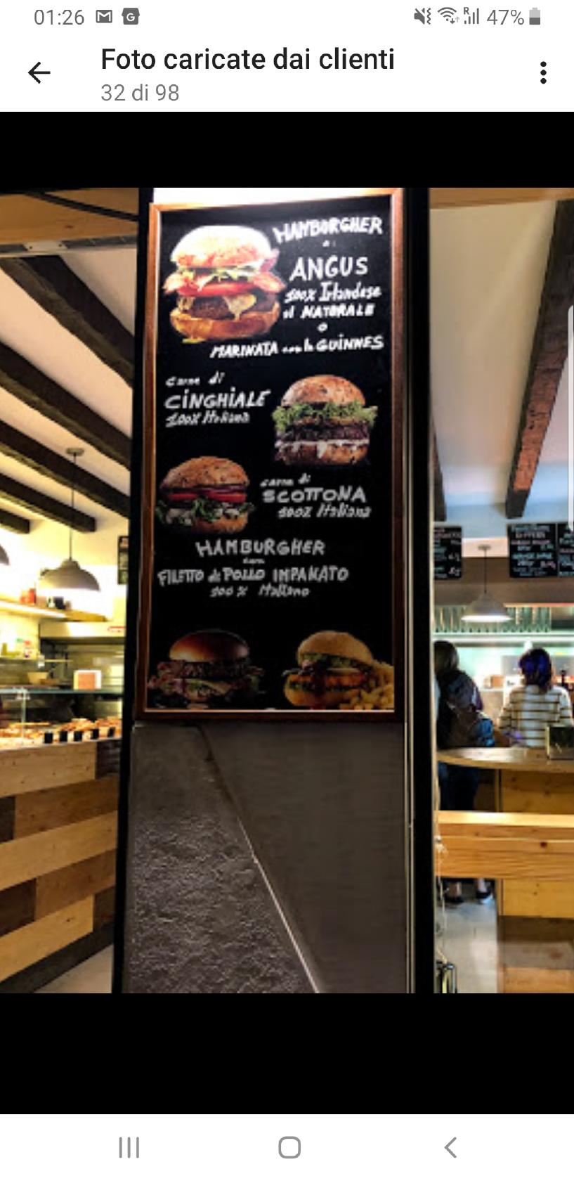 Menu at Margaret - hamburgeria e gastronomia pub & bar, Venice