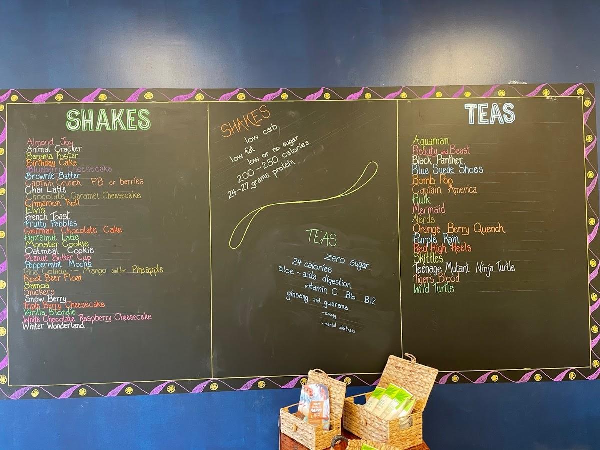 Menu at Newberry Nutrition cafe, Newberry