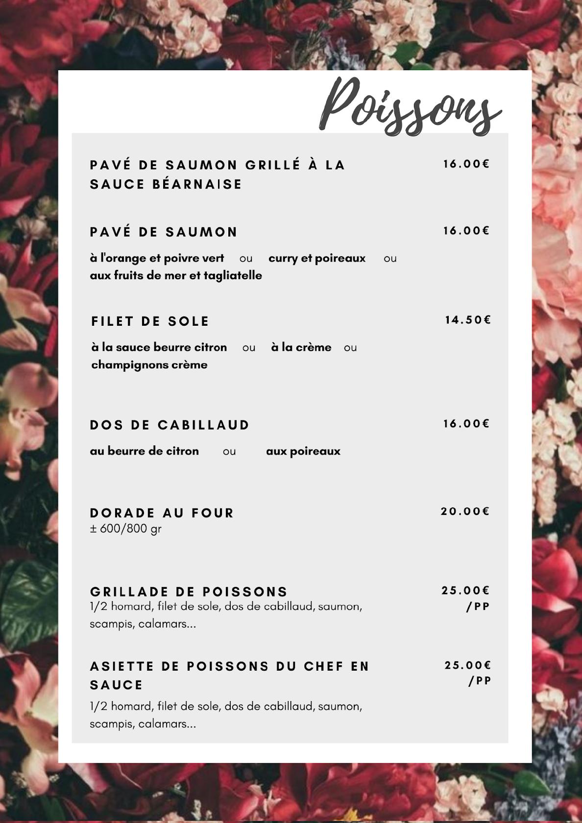 Menu at VICTORIA - Brasserie & Restaurant, Verviers