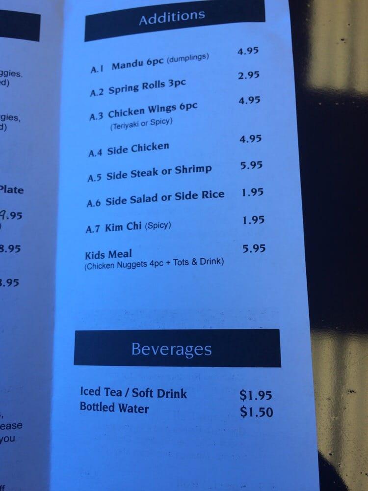 Menu at Cup Works restaurant, Valdosta