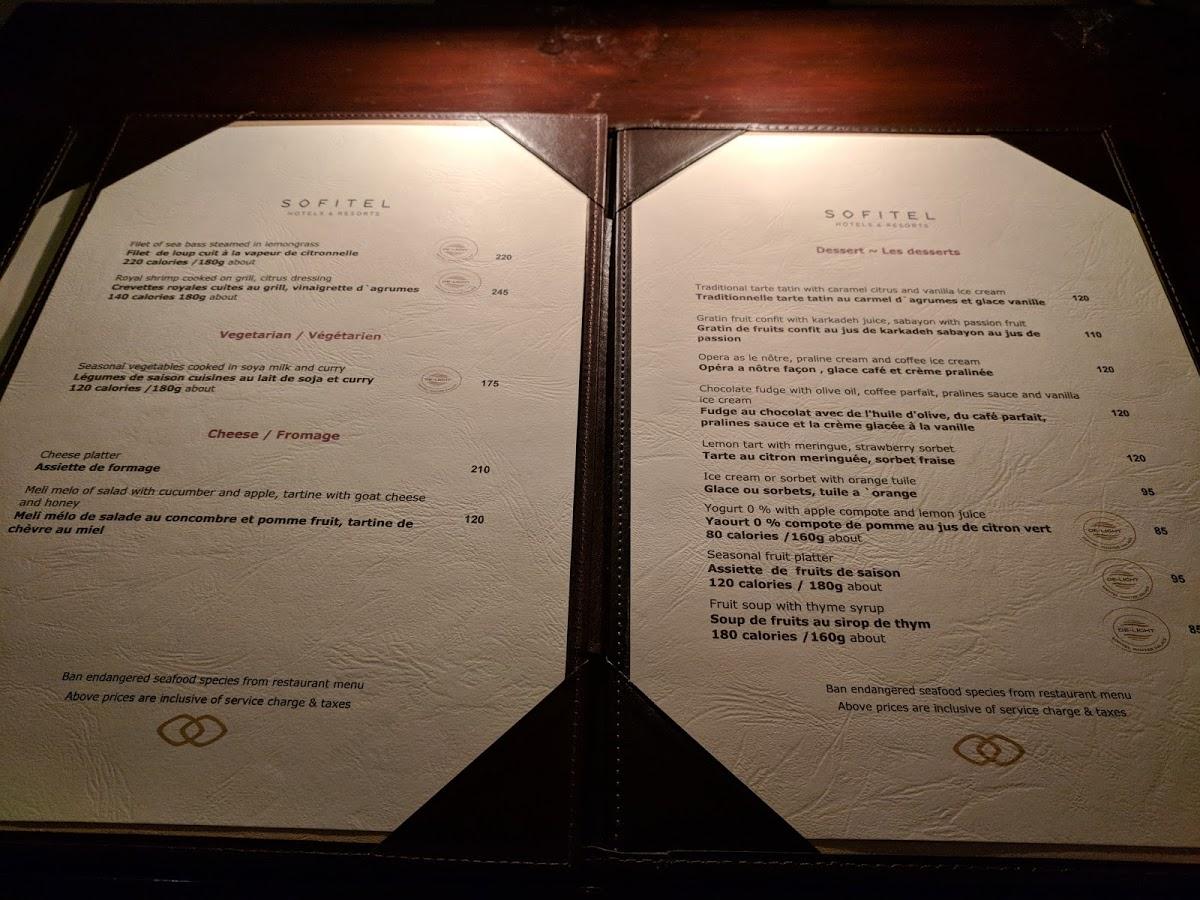 Menu at 1886 Restaurant, Luxor
