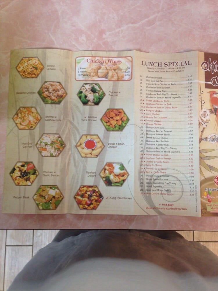 Menu at China Chef Chinese Carryout, Princess Anne