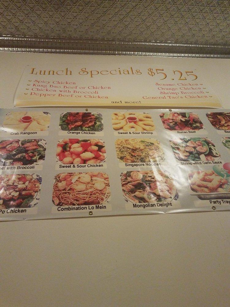 Menu at Choi's Chinese Restaurant, Chicago