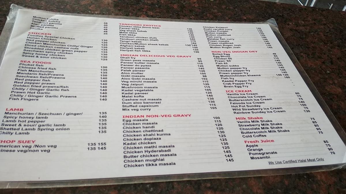 Menu at Foodies Kitchen, Ranipet