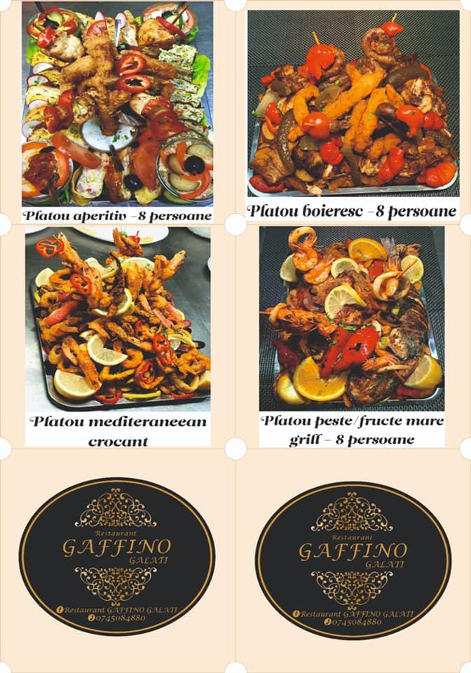 Menu at Restaurant Gaffino Galati, Galați
