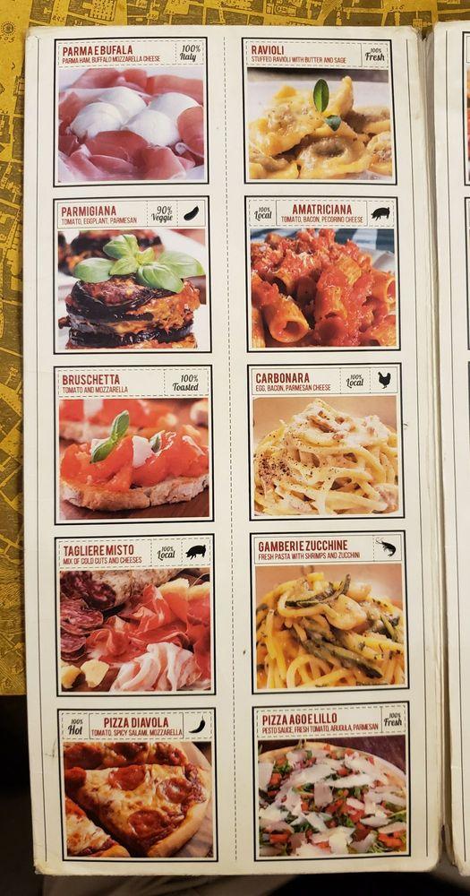 Menu at Ago e Lillo pub & bar, Rome, Via Gabriele Camozzi 1
