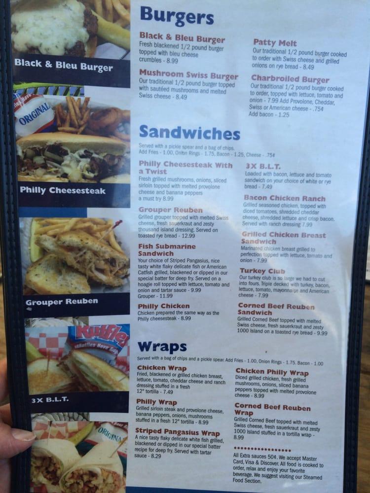 Menu at Gators Riverside Grille restaurant, Sanford