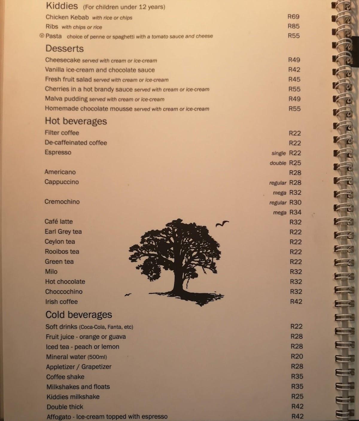 Fig Tree Dinner Menu at William Fellows blog