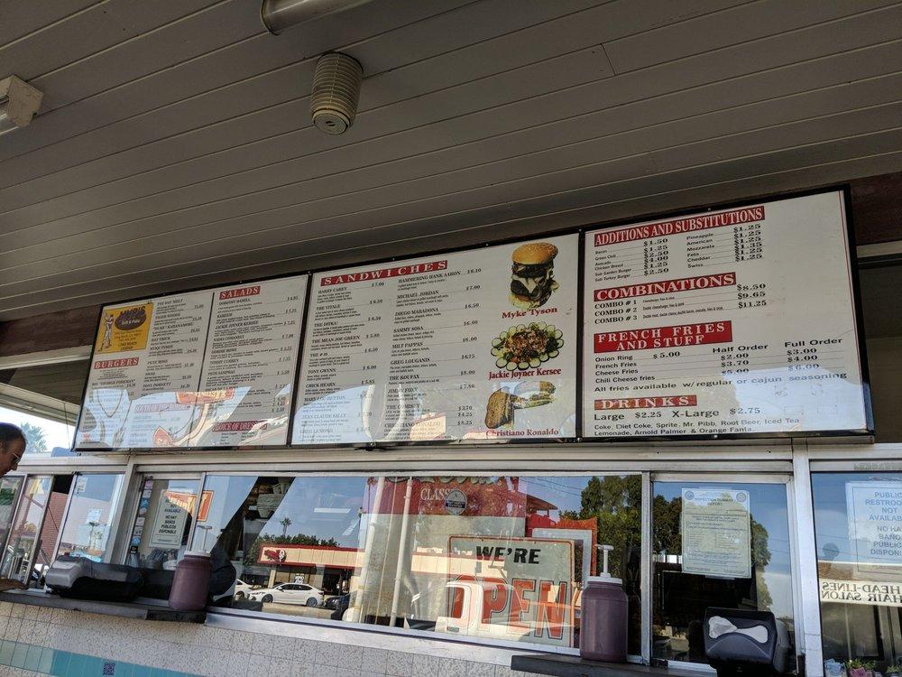 Menu at M V P's Grill fast food, Long Beach, 5484 E Stearns St, Ste 2