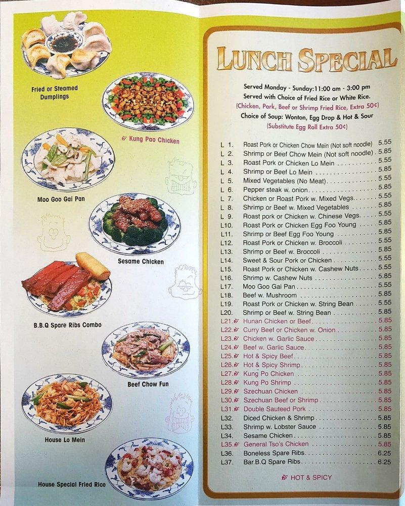 Menu at May Flower Chinese Food restaurant, Lockport