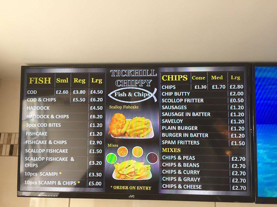 Menu at Cafe 32 Tickhill, Doncaster