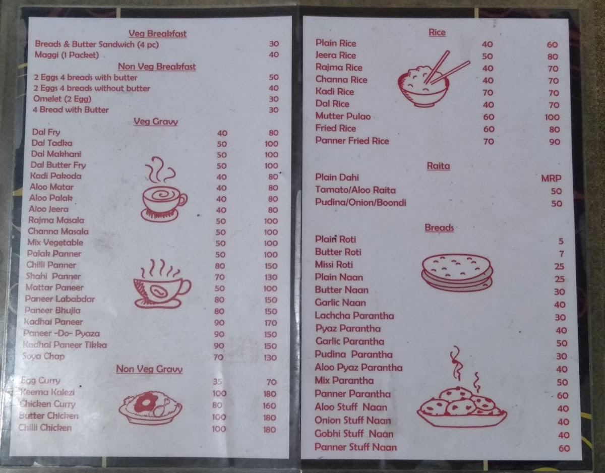 Menu at Grover Cafe by Rawat, New Delhi, Shop No - 16