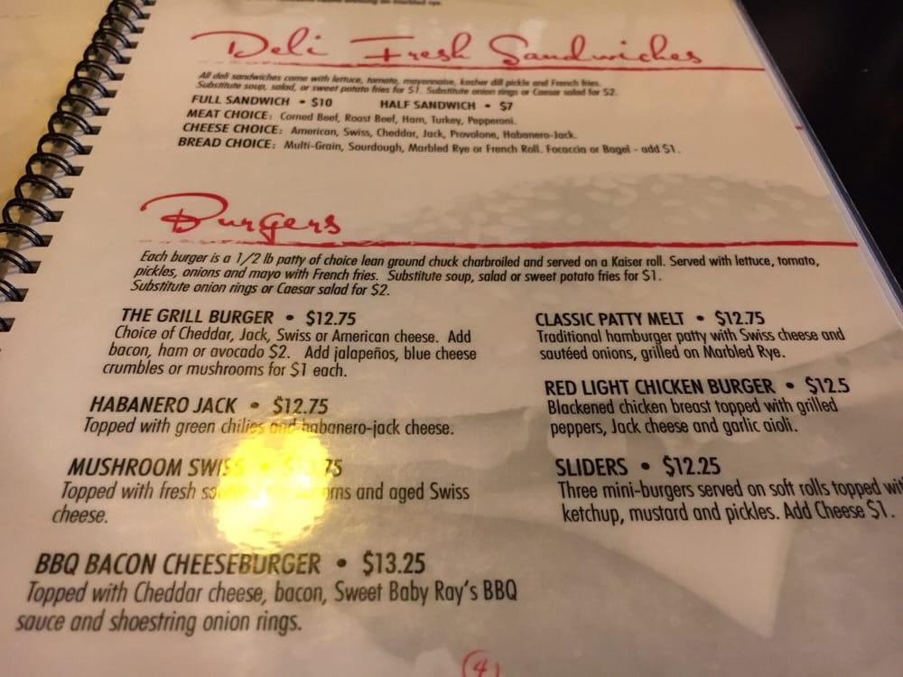 Menu at Second Street Grill pub & bar, Yakima