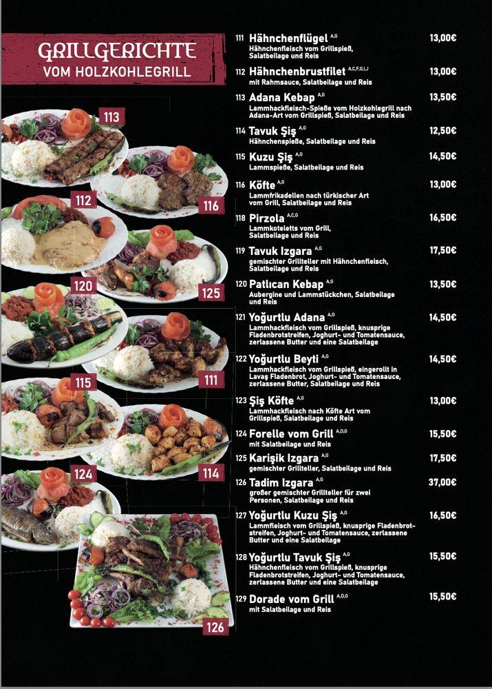 Speisekarte von Tadim restaurant, Wetzlar