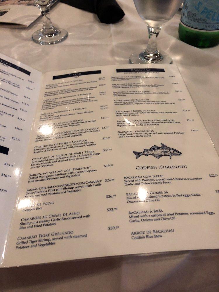 Menu at Old Lisbon Restaurants - South Miami, South Miami, Sunset Dr