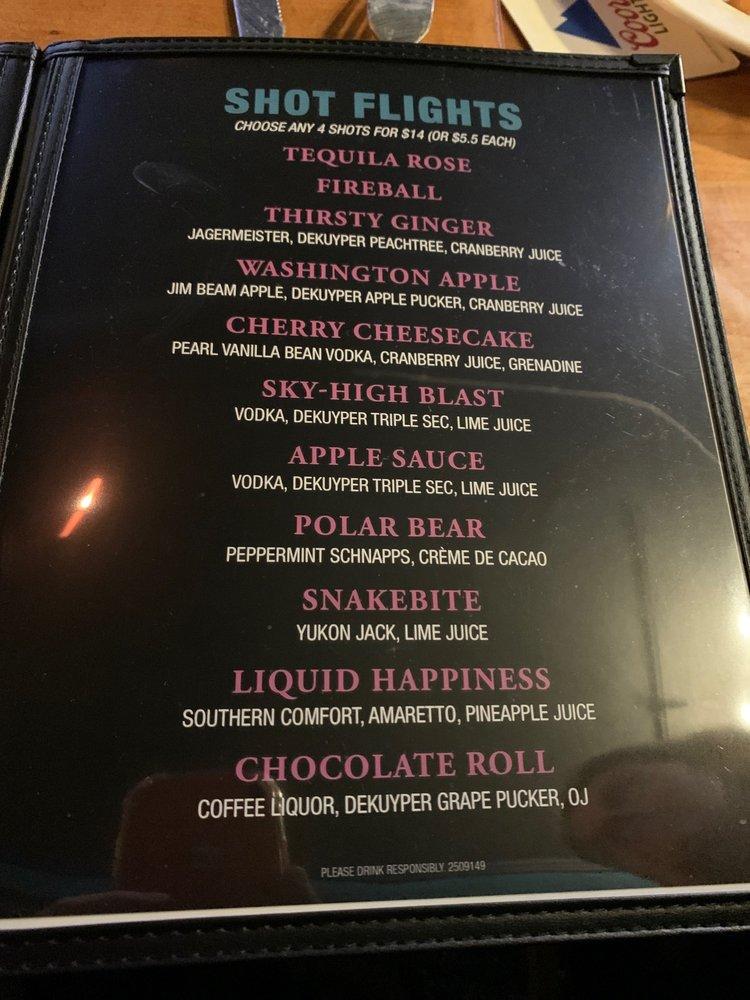 Menu at The Dam Pub, Des Moines, Beaver Ave