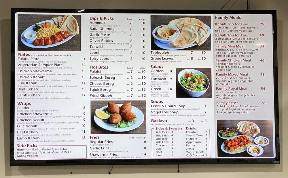 Menu at Cafe X2O, South Pasadena, South Pasadena