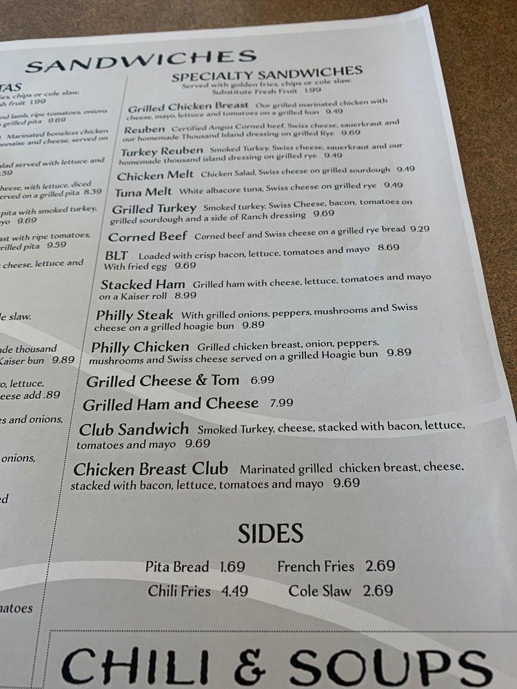 Menu at Honey Tree Cafe, Sarasota