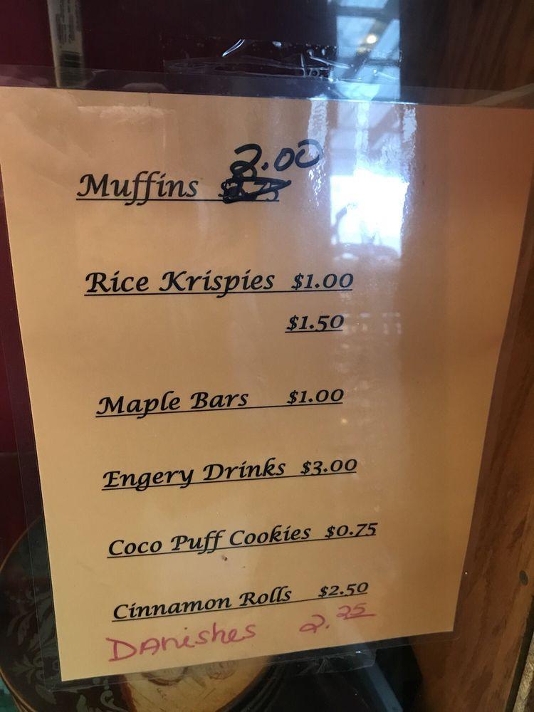 Menu at Sugar Shack Espresso Bar & Sweet Shoppe, Athena